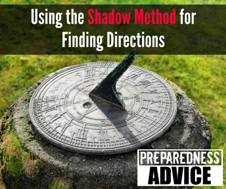 Using the Shadow Method For Finding Directions - PREPAREDNESS ADVICE