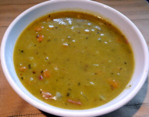 Split Pea Soup and Fresh Hot bread