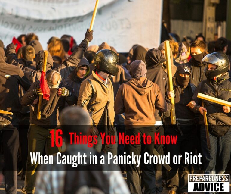 16 Things You Need to Know When Caught in a Panicky Crowd or Riot