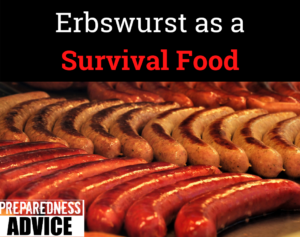 Erbswurst as a survival food - PREPAREDNESS ADVICE